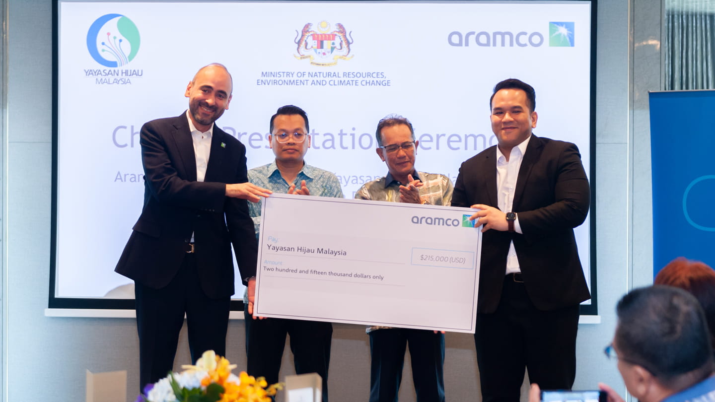 Aramco Malaysia has donated USD 215,000 to Malaysia Green Foundation ...